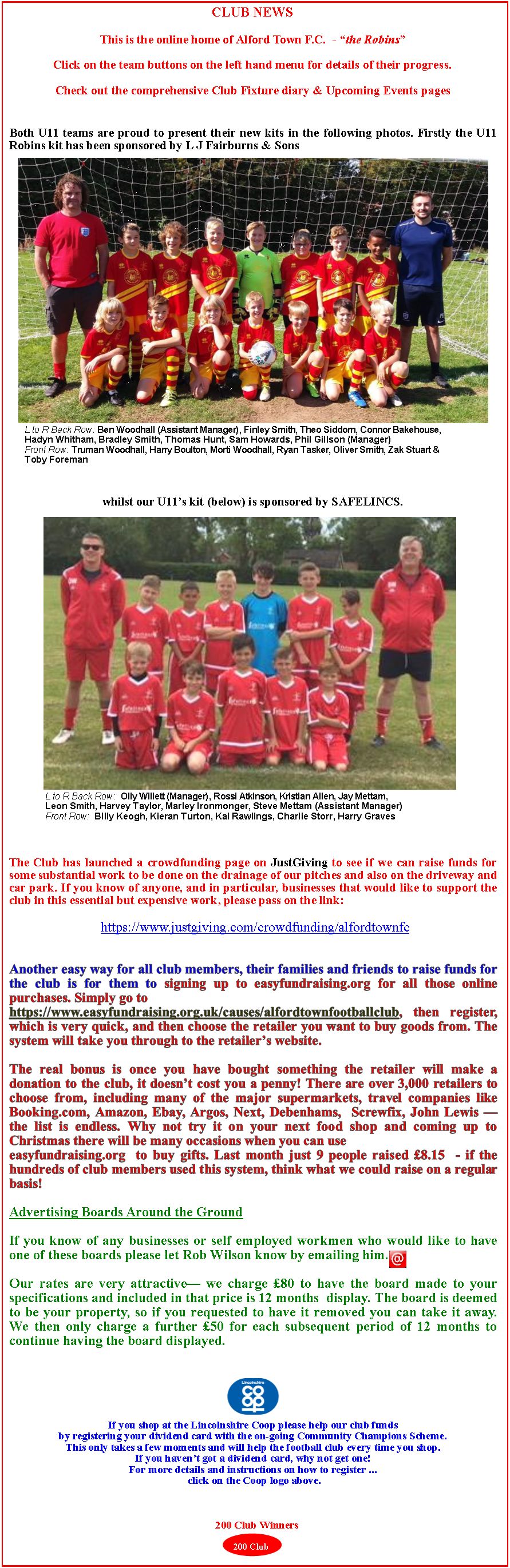 Alford Town - Home Page