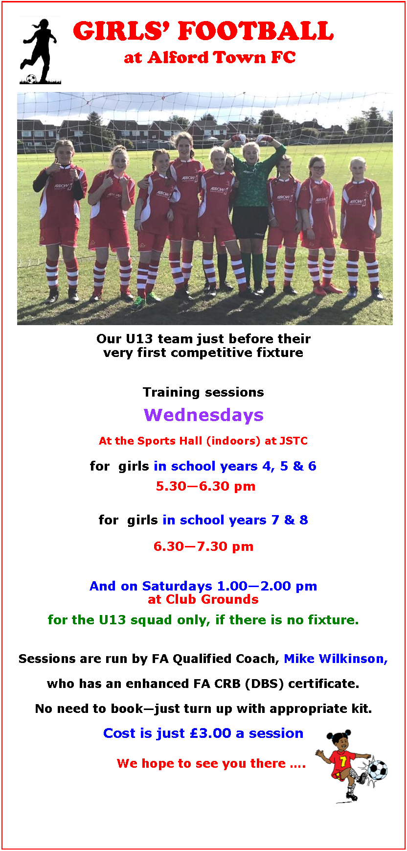Alford Town Girls Football