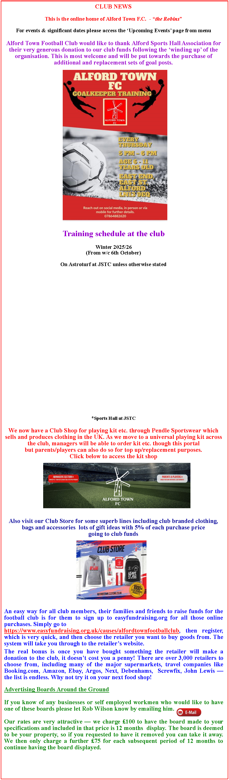 Alford Town - Home Page