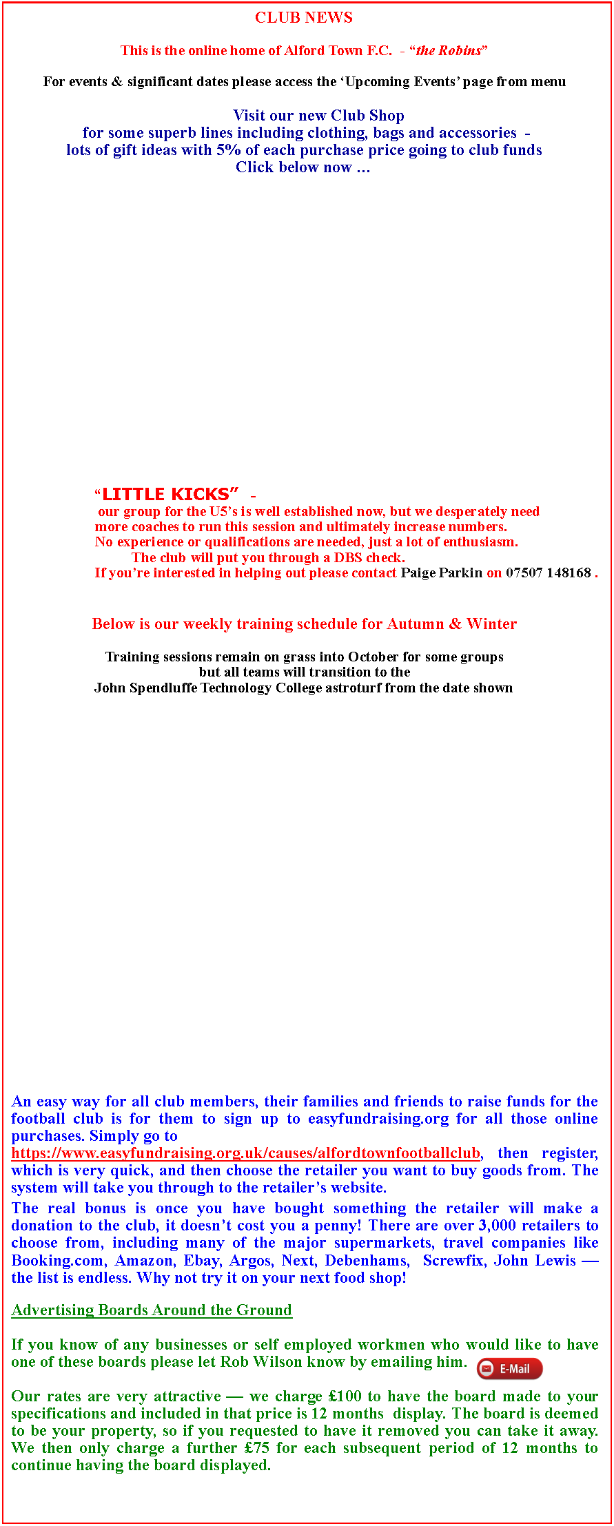 Alford Town - Home Page